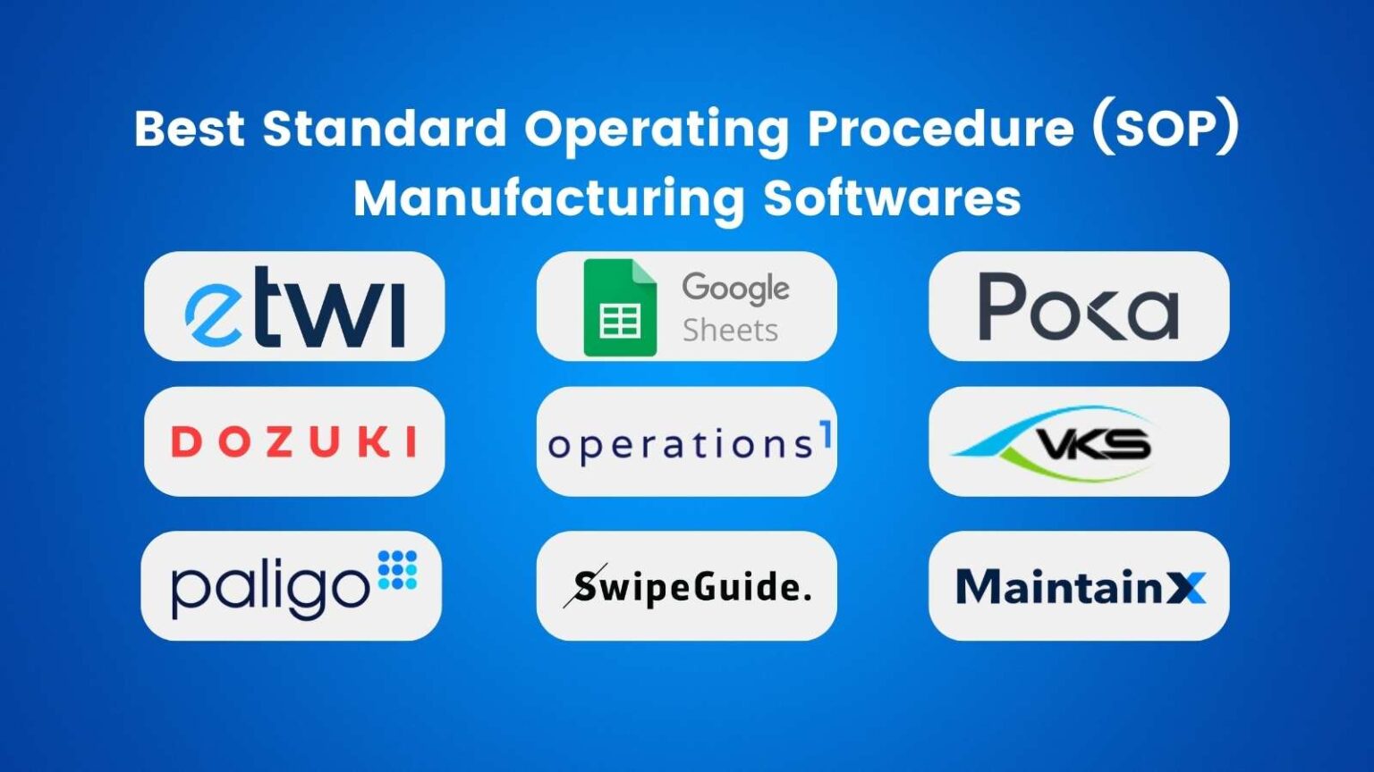 SOP Software - Updated Ranking for 2025 | Lean Community
